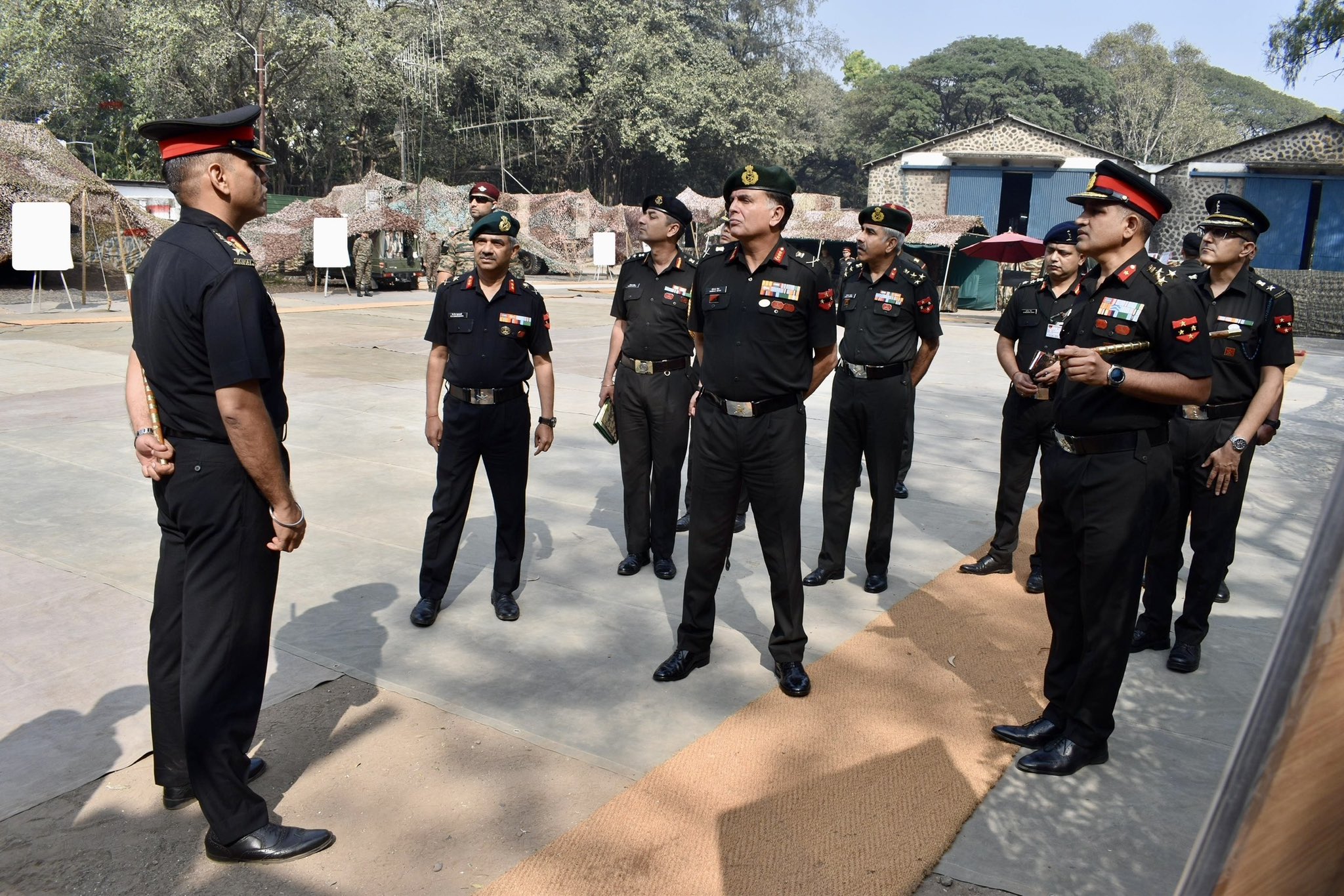 Lt Gen Dhiraj Seth Visits Trinetra Brigade Lt Gen Dhiraj Seth Visits Trinetra Brigade
