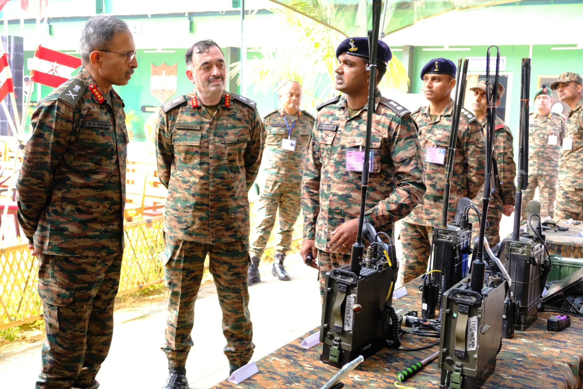 Lt Gen RC Tiwari Reviews Spear Corps