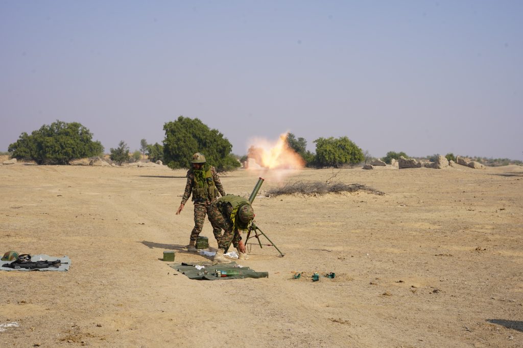 Exercise Bull Strike 2025: Shatrujeet Brigade Demonstrates Aerial ...