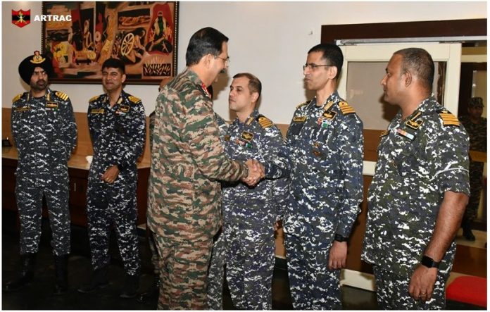 Lieutenant General Devendra Sharma Visits Army War College Mhow