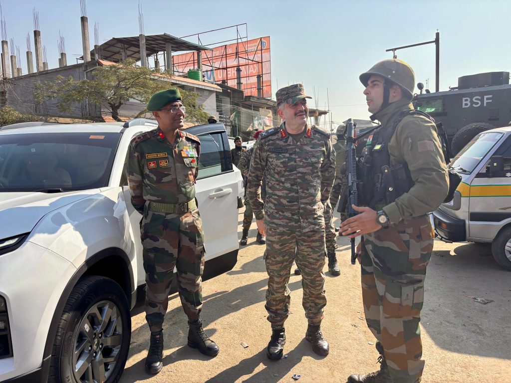 Lt Gen Abhijit S Pendharkar Reviews Operational Preparedness in Manipur