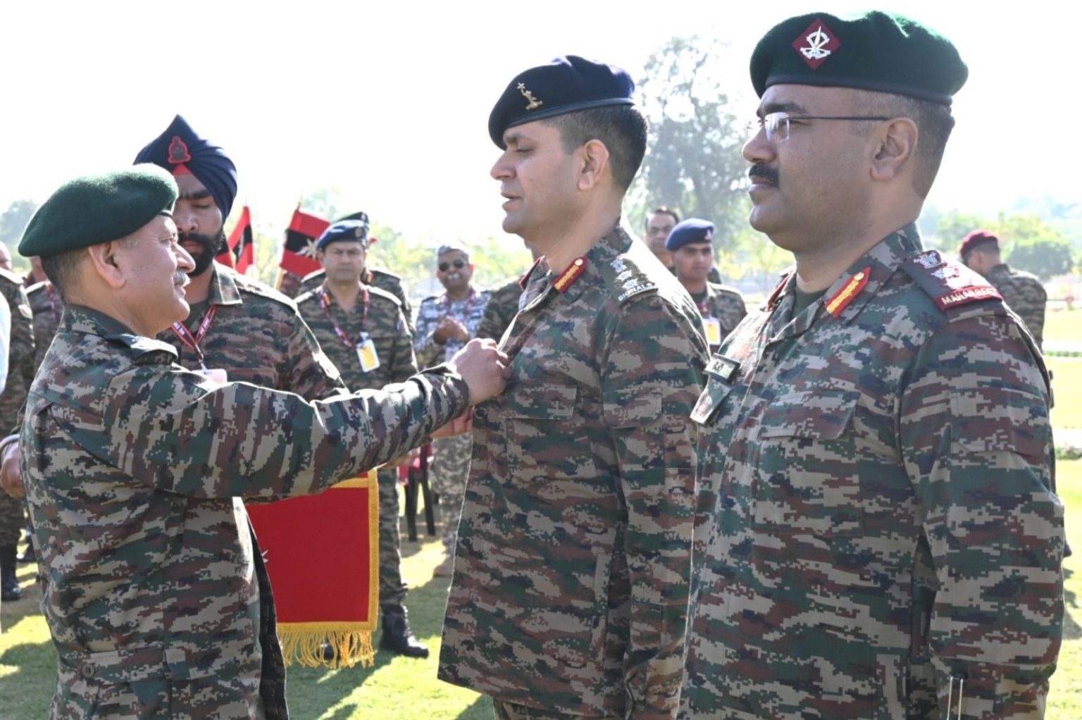 General Upendra Dwivedi Visits Sapta Shakti Command