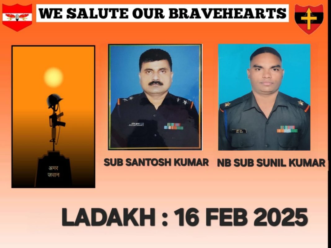 Subedar Santosh Kumar and Naib Subedar Sunil Kumar Made Supreme ...
