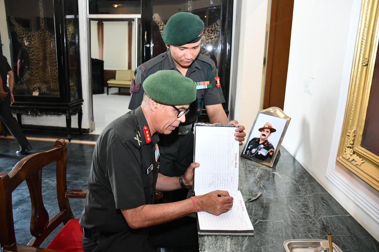 Lt Gen Sanjeev Chauhan Reviews Gorkha Rifles Regimental Centre (11 GRRC)