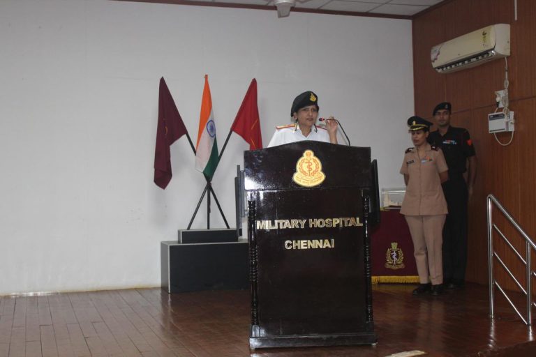 Lt Gen KS Brar Interacts with Surg Vice Adm Arti Sarin, DGAFMS, During ...