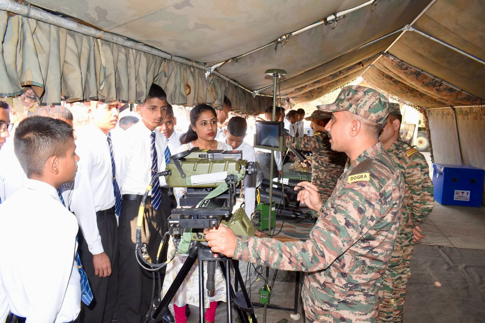 Rashtriya Military School Bangalore Visits Bison Division
