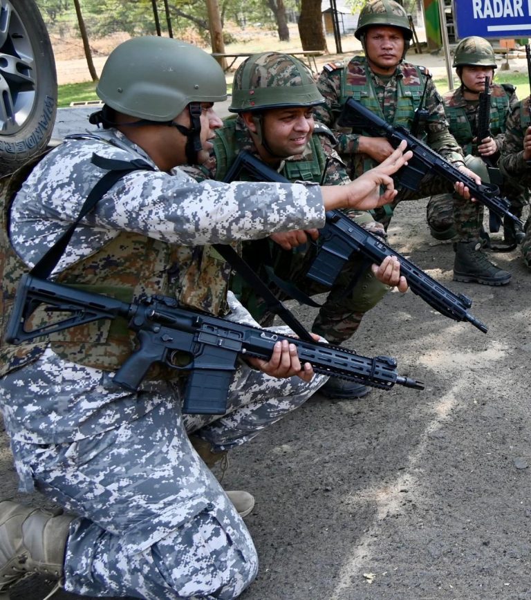 Indian Army and Indian Air Force Conduct Joint Training at Vadsar