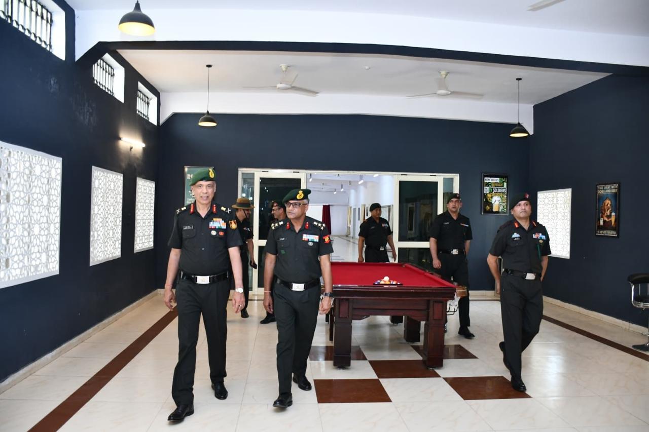 Lt Gen Sanjeev Chauhan Reviews Gorkha Rifles Regimental Centre (11 GRRC)
