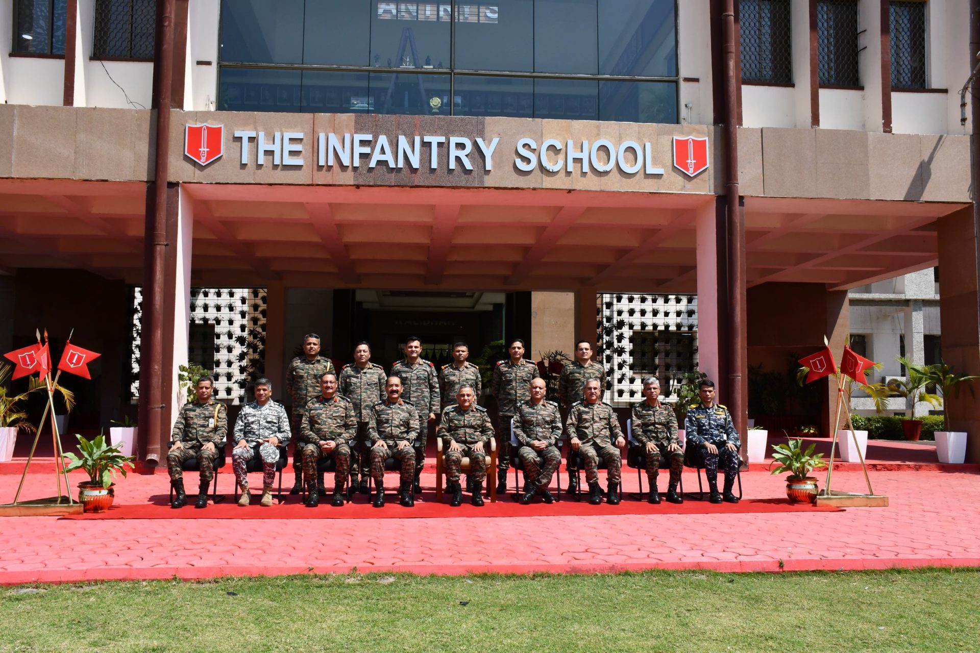 General Anil Chauhan Reviews Infantry School Mhow