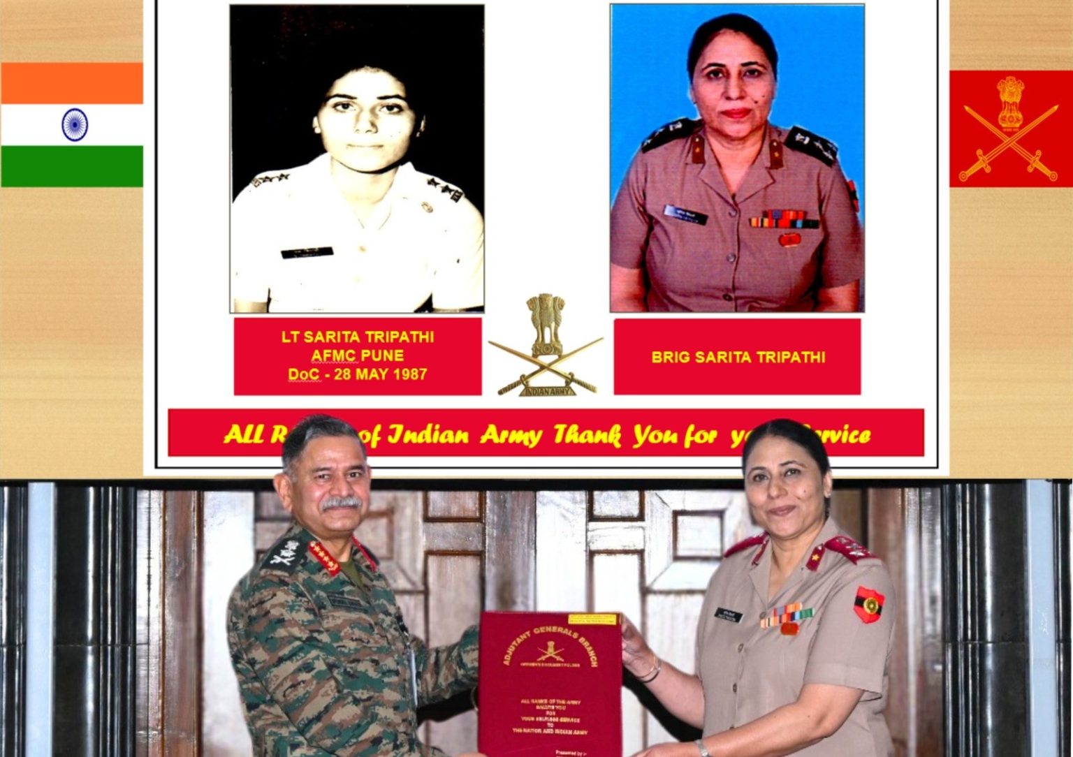 General Upendra Dwivedi Interacts with Retiring Officers at the ...