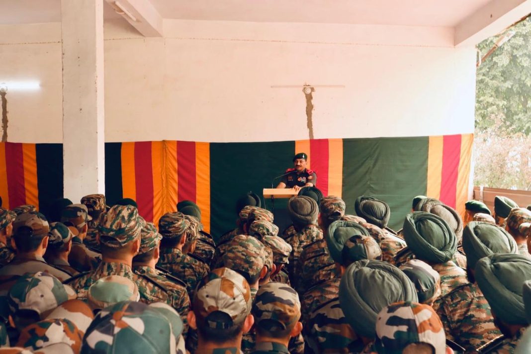 Subedar Major Sanjay Kumar PVC Inspires Troops at Tiger Division