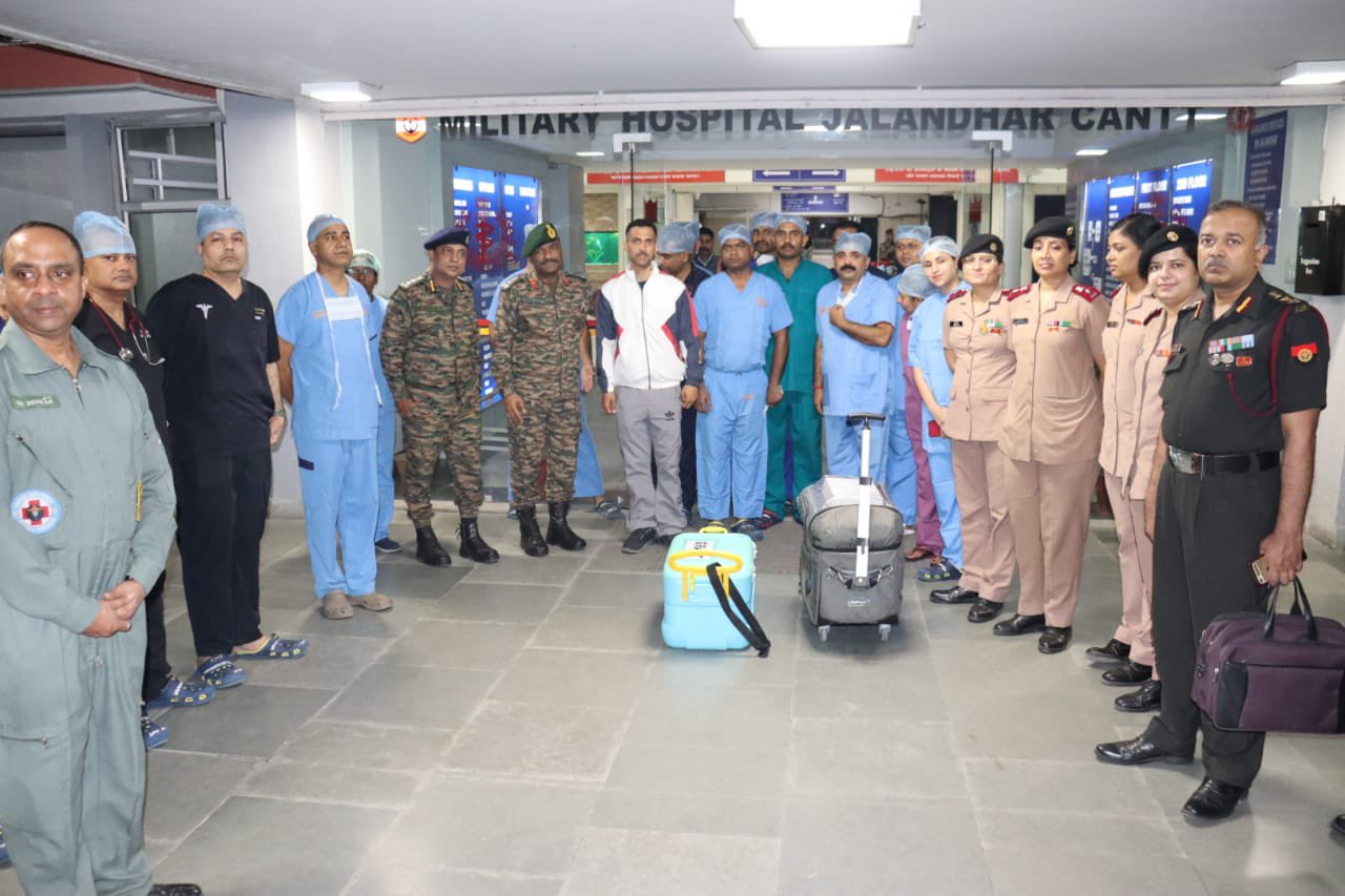 Brigadier KK Ashta and Team Successfully Carried out an Organ Retrieval ...