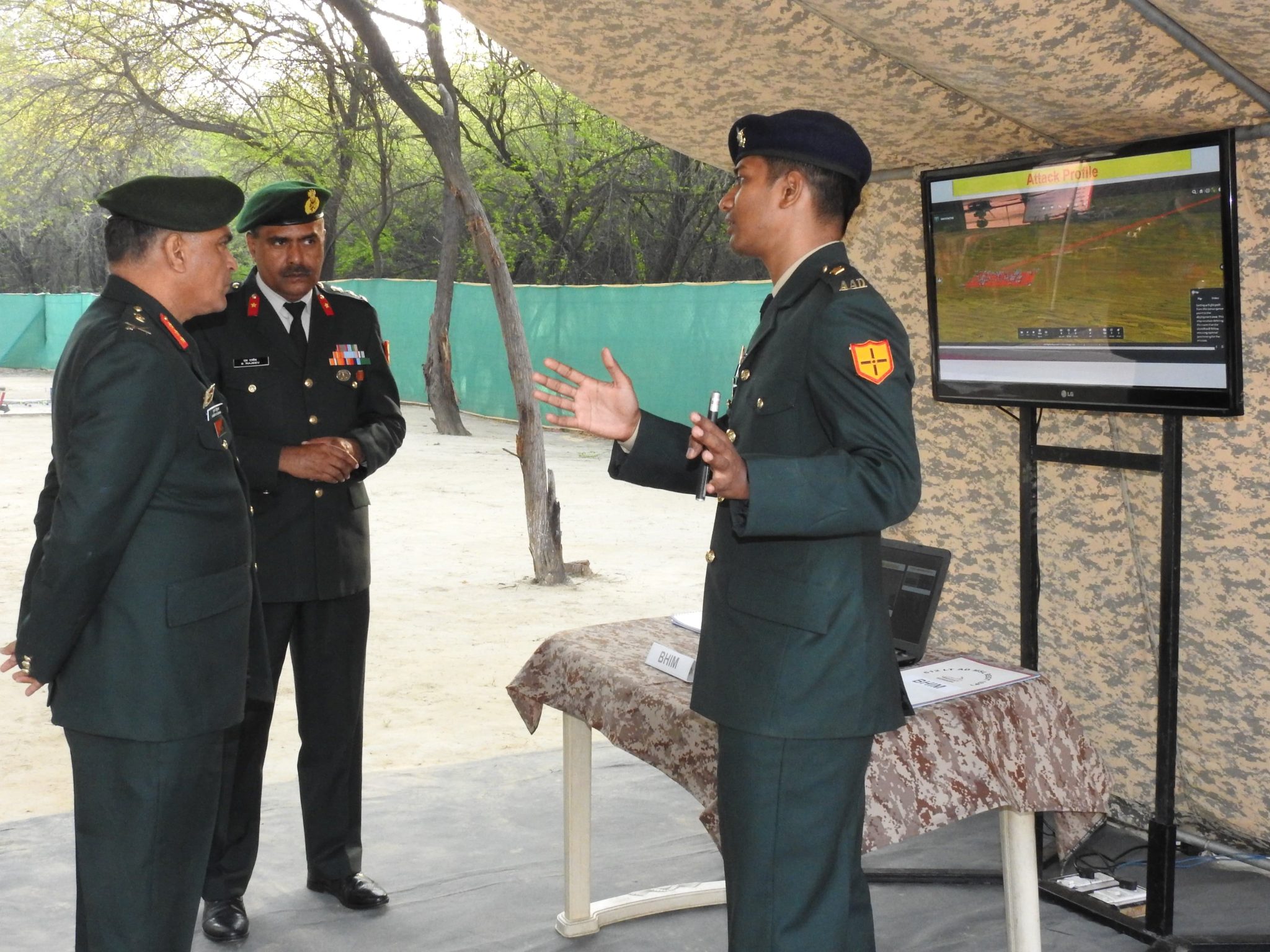 Lt Gen Sumer Ivan D'Cunha Visits Air Defence Warriors of Dot On Target ...