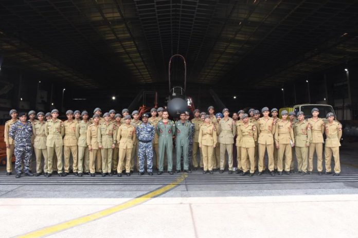 NDA Cadets Visit INS Hansa for Naval Service Attachment