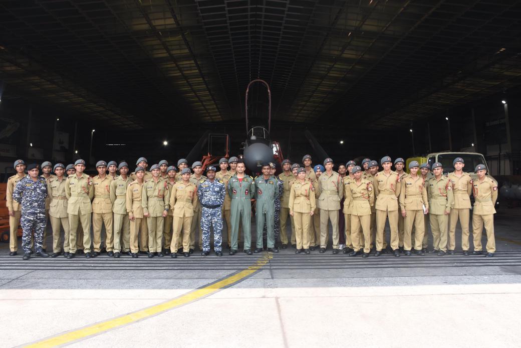 NDA Cadets Visit INS Hansa for Naval Service Attachment