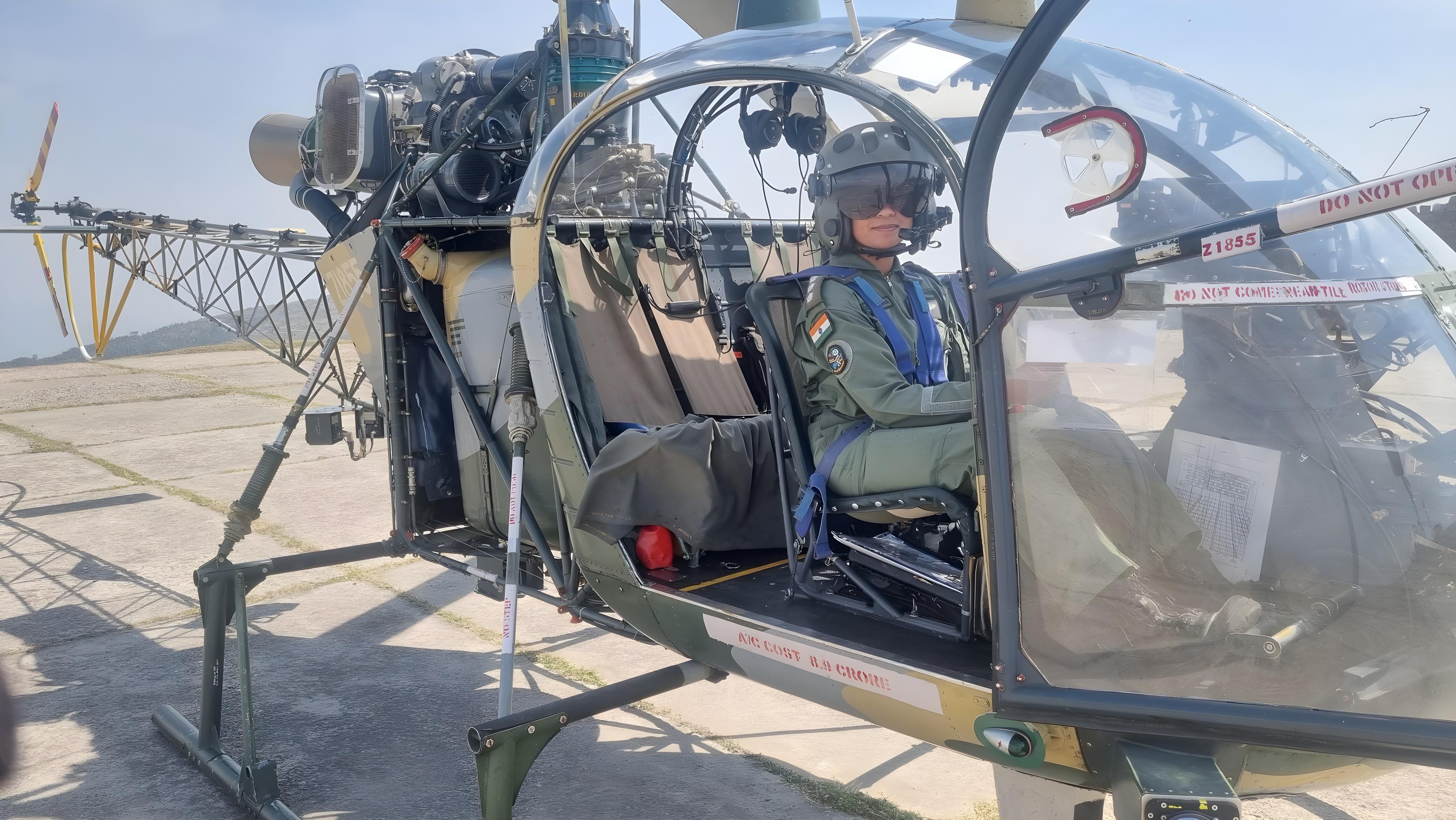 Captain Shraddha Becomes First Woman Pilot in Indian Army’s Cheetah Fleet