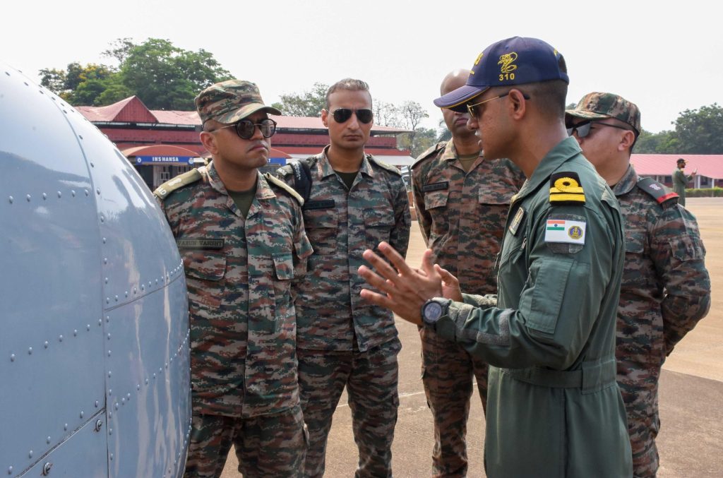 Defence Services Technical Staff Course (DSTSC 07) Visits INS Hansa