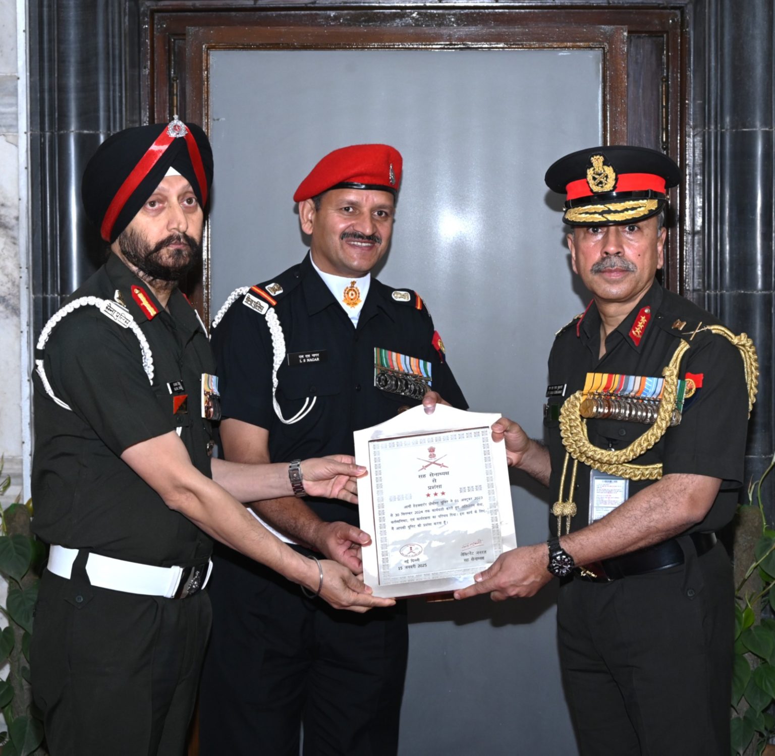 Lieutenant General NS Raja Subramani Awards VCOAS Citation to Four ...