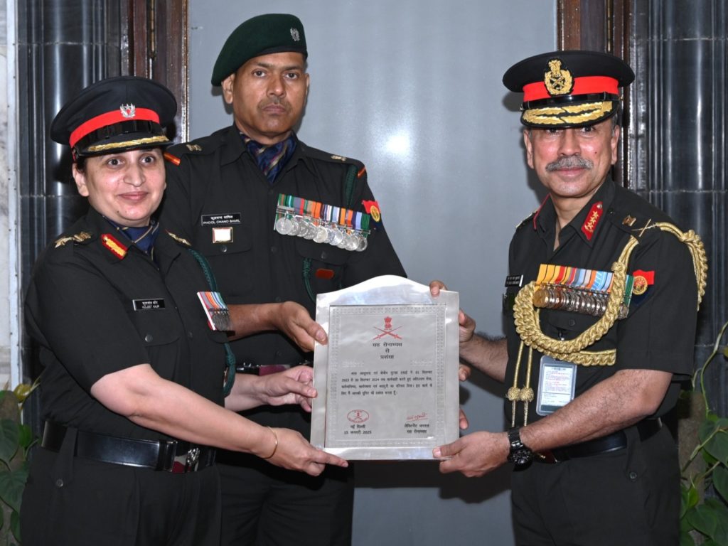 Lieutenant General NS Raja Subramani Awards VCOAS Citation to Four ...