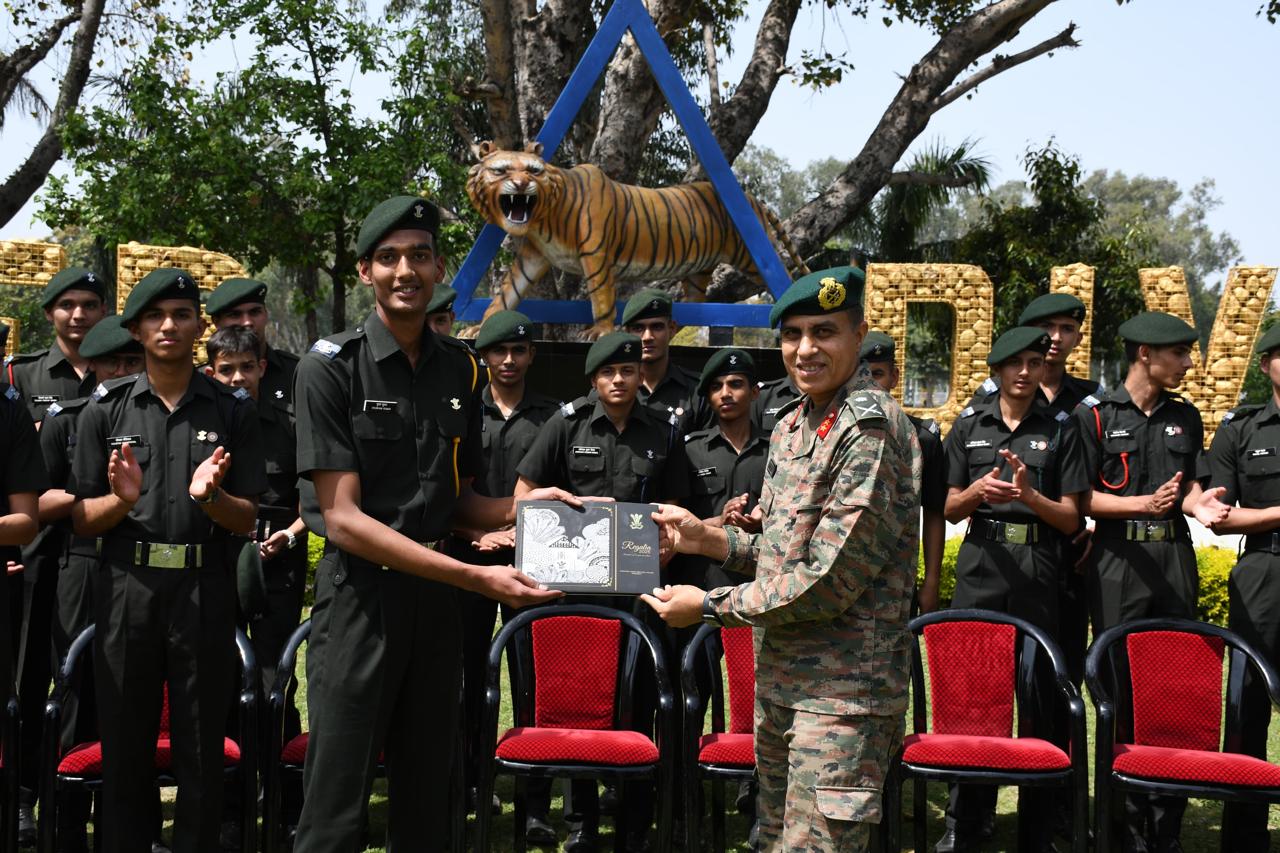 RIMC Cadets Visit Tiger Division in Jammu for Educational Tour