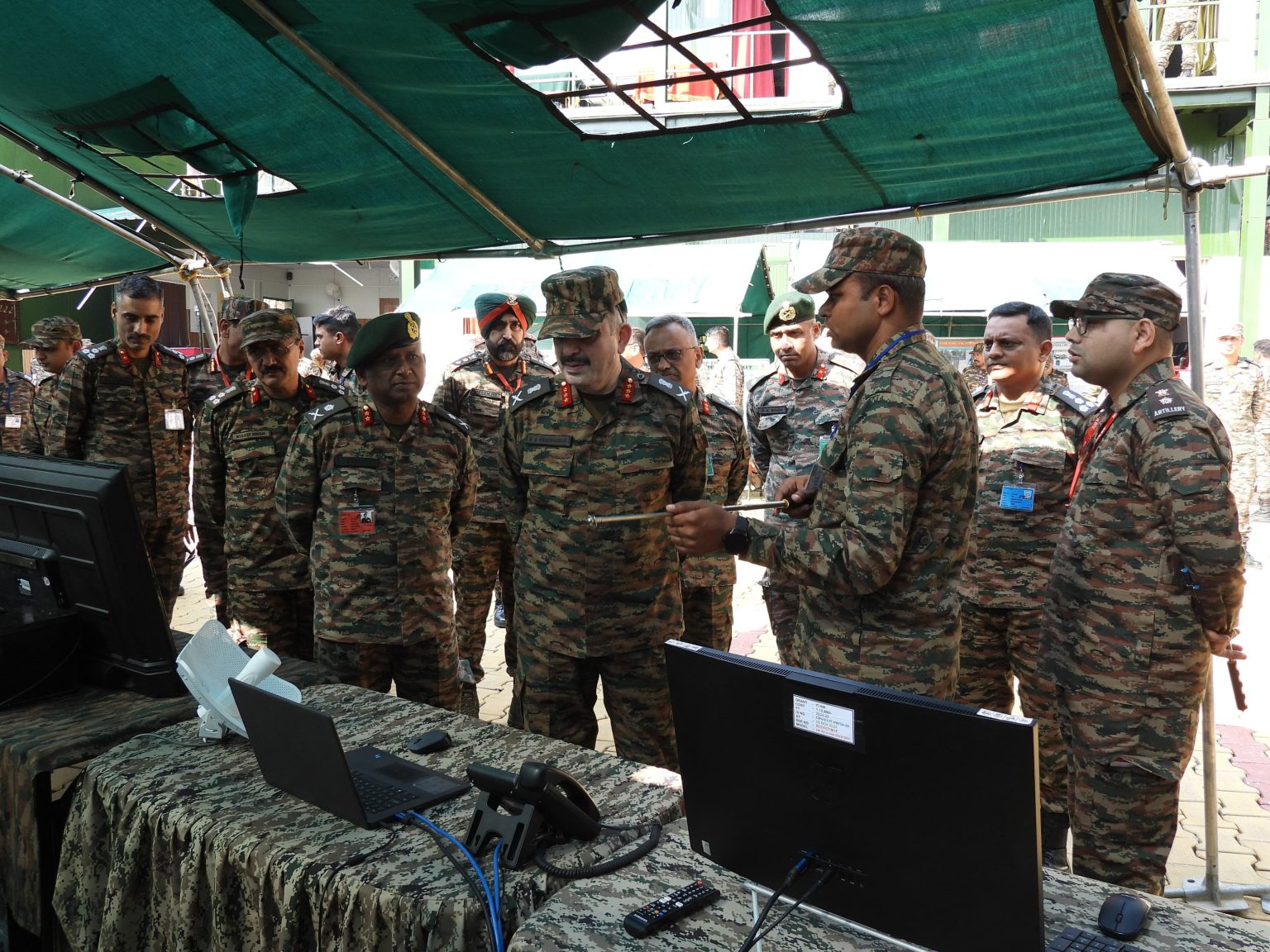 Lt Gen Abhijit S Pendharkar Reviews Operational Preparedness of Indian ...