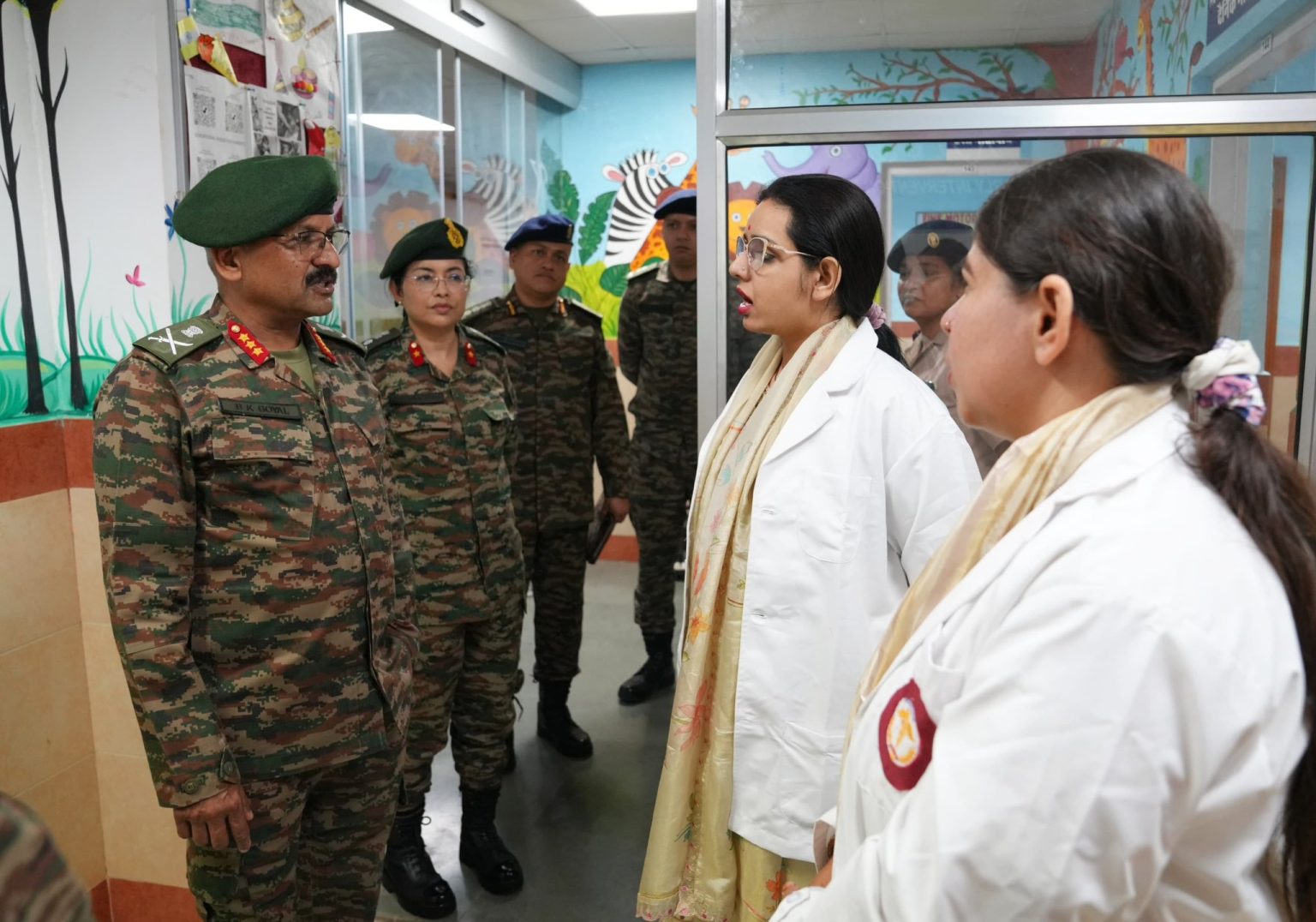 Lt Gen BK Goyal Visits Military Hospital Jodhpur, Applauds New Welfare Initiatives