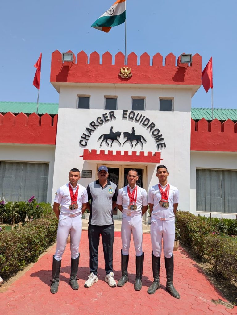 Indian Naval Academy Equestrian Team Shines at Delhi Horse Show 2025