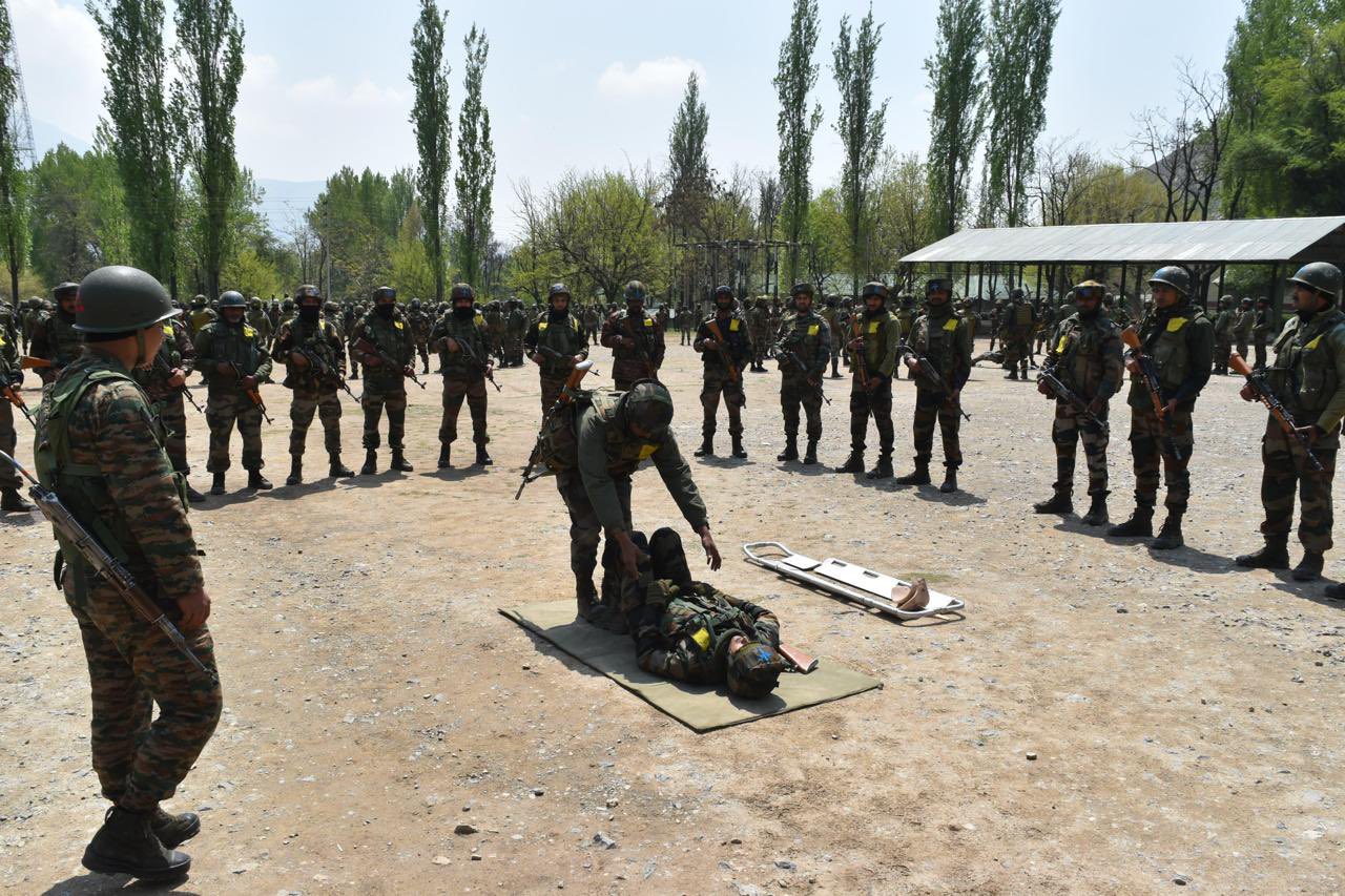 Lt Gen Sadhna S Nair Visits 15 Corps Dental Unit and Witnesses Tactical ...