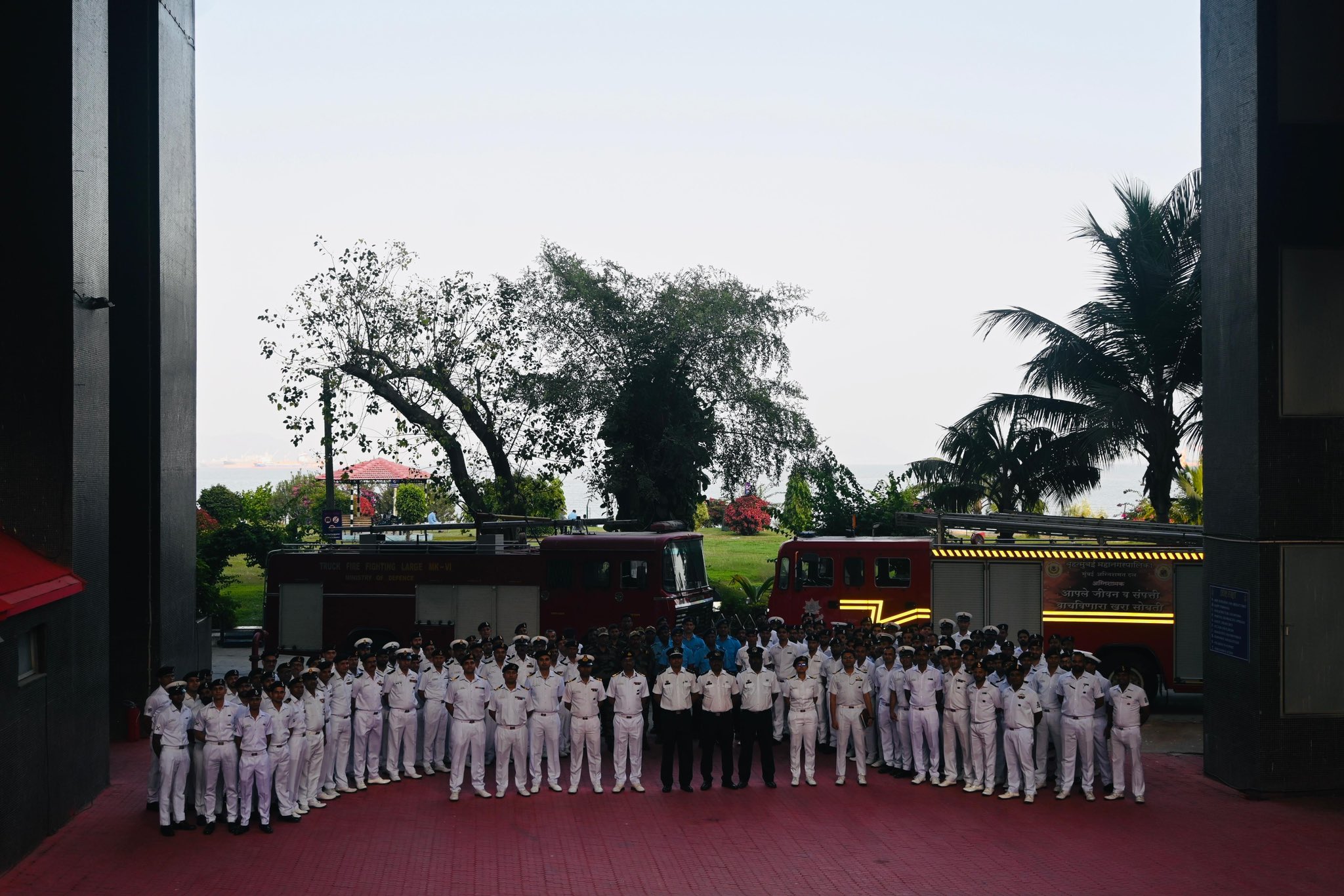 INHS Asvini Hosts Fire Safety Lecture and Demonstration During National ...