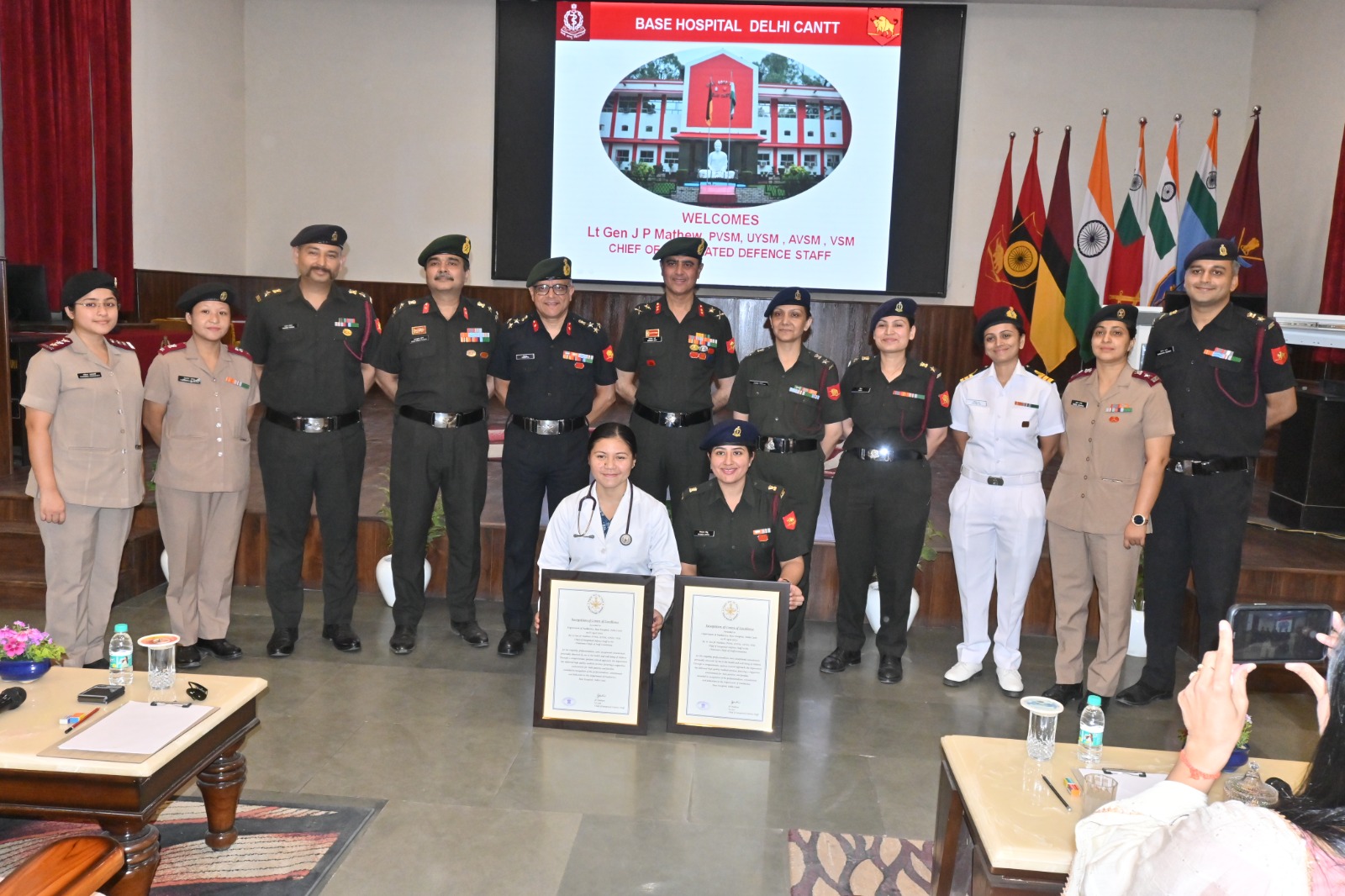 Lt Gen J P Mathew Lauds Base Hospital Delhi Cantt for Exceptional ...