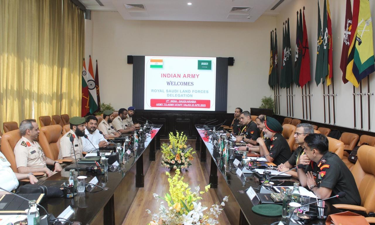 Inaugural India-Saudi Arabia Army-to-Army Staff Talks Held in New Delhi