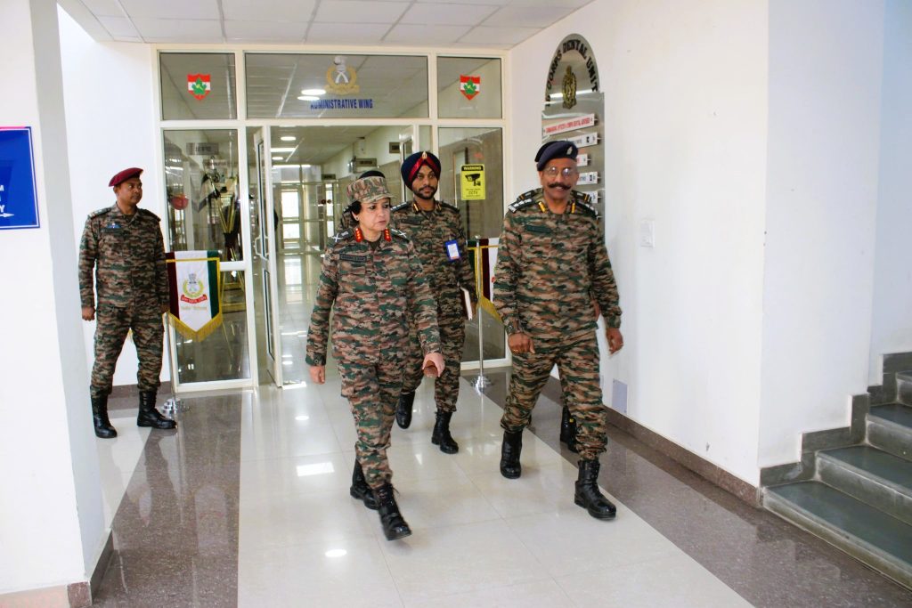 Lt Gen Sadhna S Nair Visits 15 Corps Dental Unit and Witnesses Tactical ...