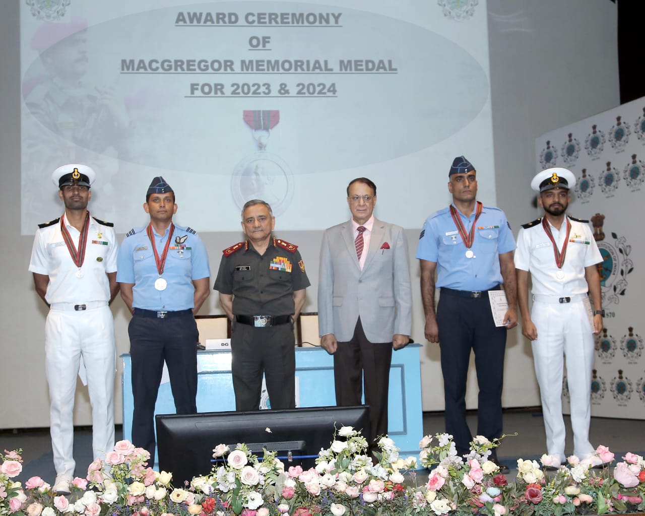 Five Armed Forces Personnel Honoured with MacGregor Memorial Medal for Excellence in Military ...