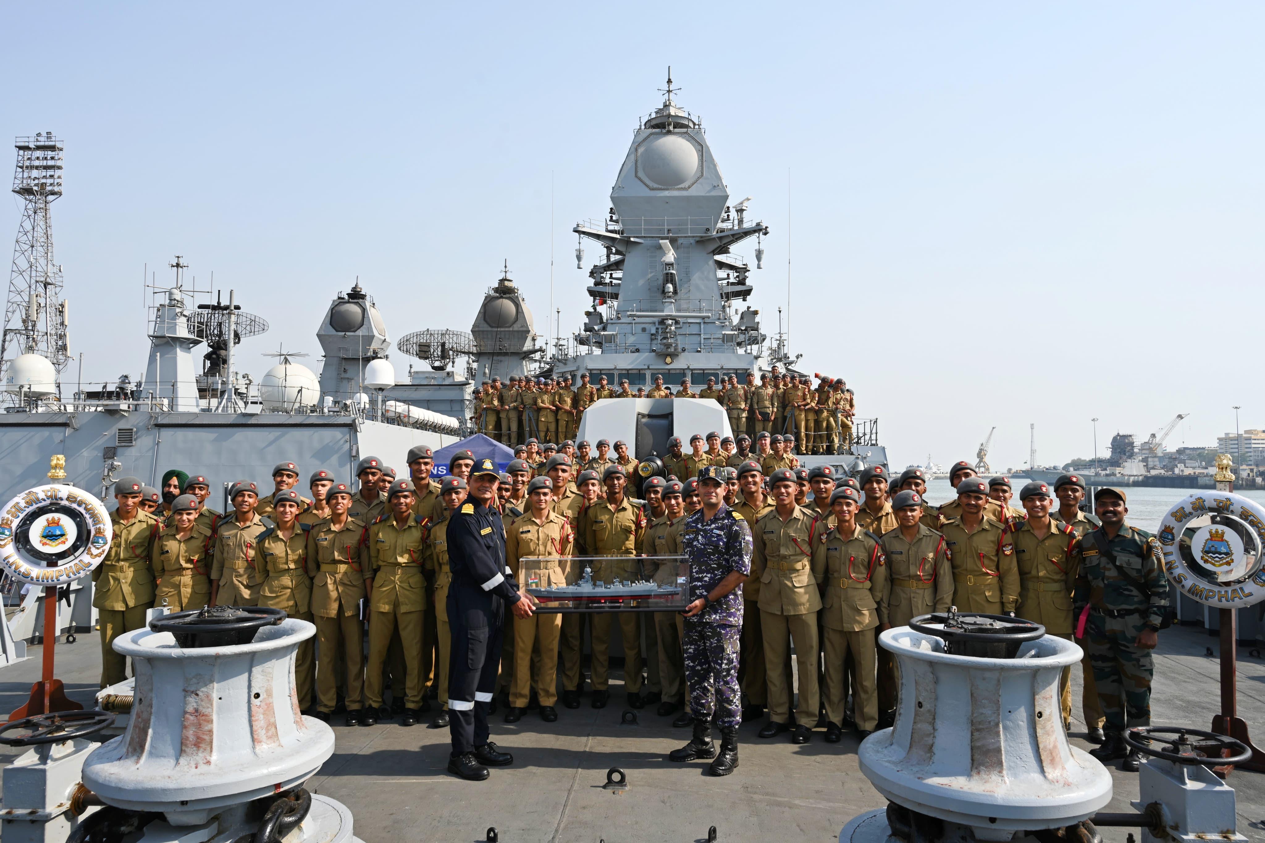 NDA Cadets Gain Hands-On Naval Experience with Western Fleet in ...