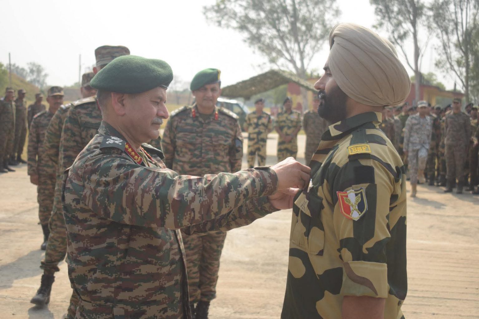 Indian Army Chief Honors BSF Constable Harvinder Singh for Role in ...