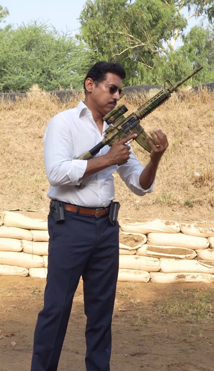 Colonel (Retd) Rajyavardhan Rathore Revisits Roots with 3 Para SF at Military Firing Range