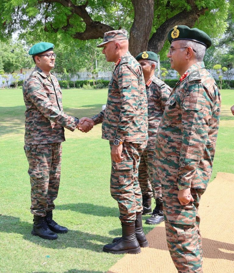 Lt Gen Pratik Sharma Reviews Strategic Strikers Formation in Udhampur