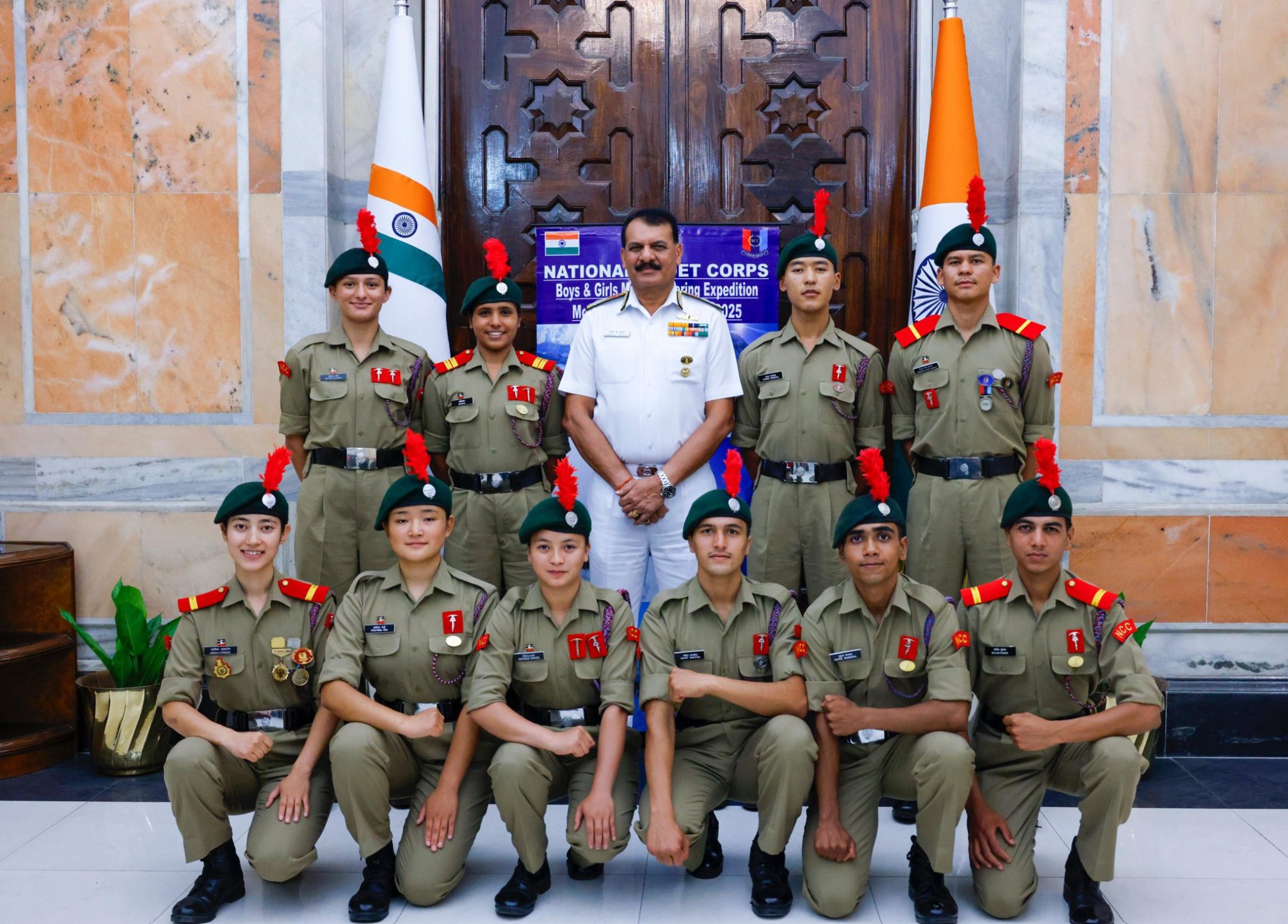 Admiral DK Tripathi Lauds NCC Cadets for Third Historic Summit on Everest
