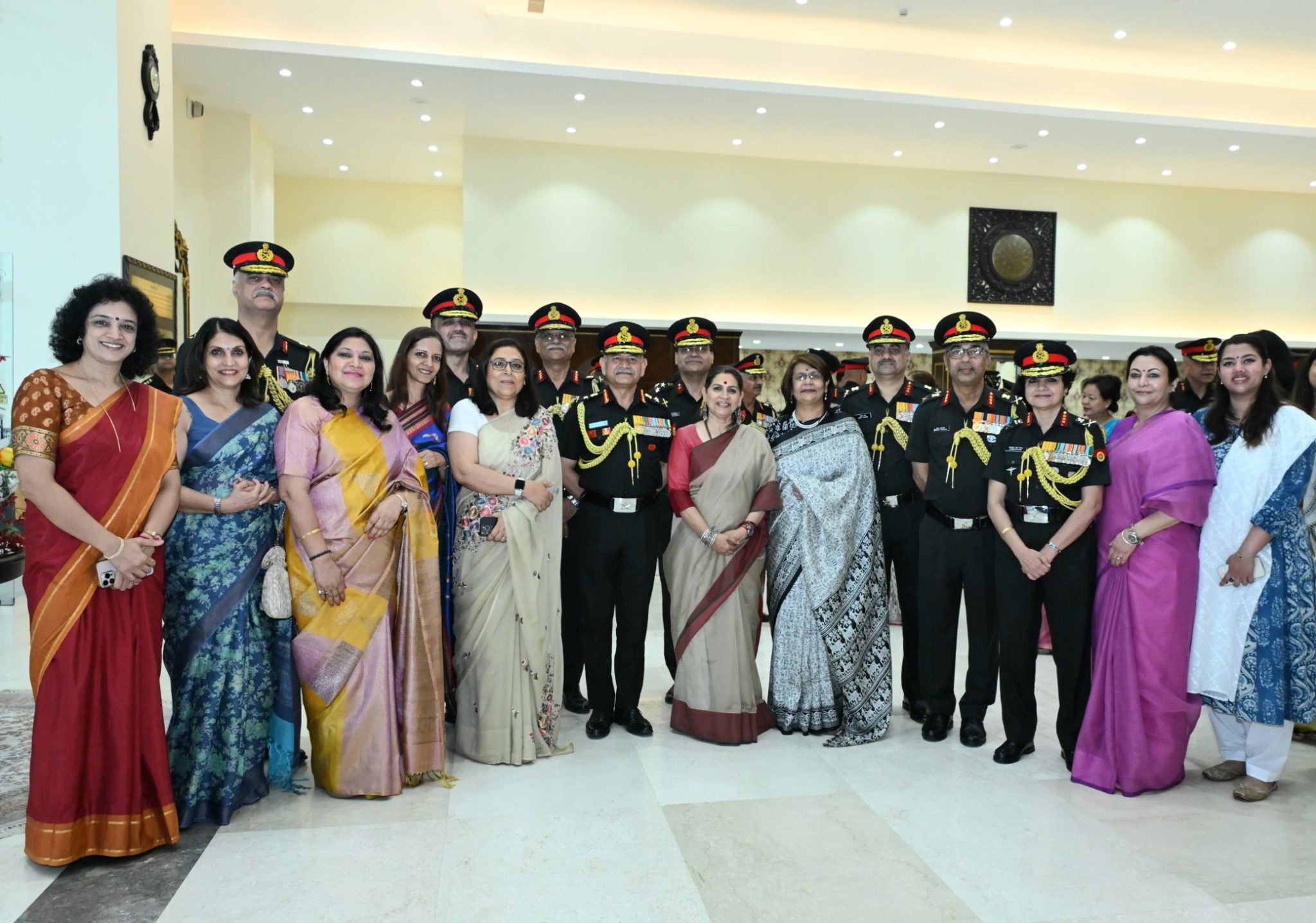 Army Chief General Upendra Dwivedi and Mrs. Dwivedi Honor Distinguished Service Awardees at ...