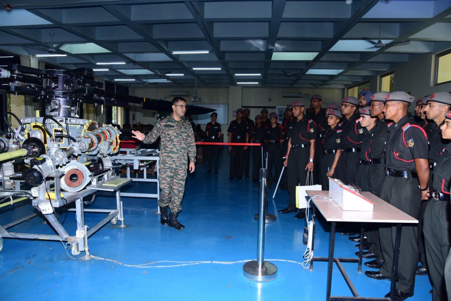 OTA Cadets Engage with Advanced Military Tech at MCEME Secunderabad