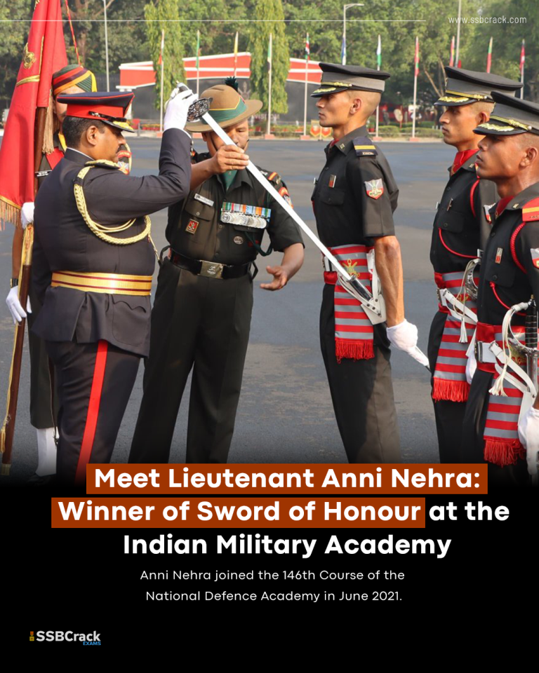Meet Lieutenant Anni Nehra: Sword of Honour Winner at the Indian ...