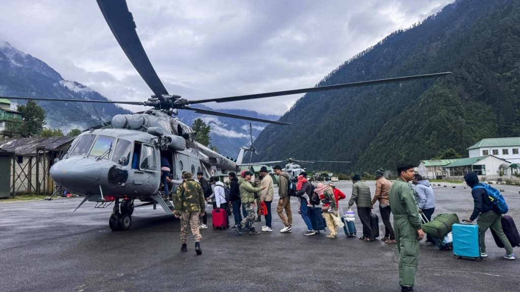 76 Army Personnel Airlifted from Landslide-Hit Chaten in North Sikkim