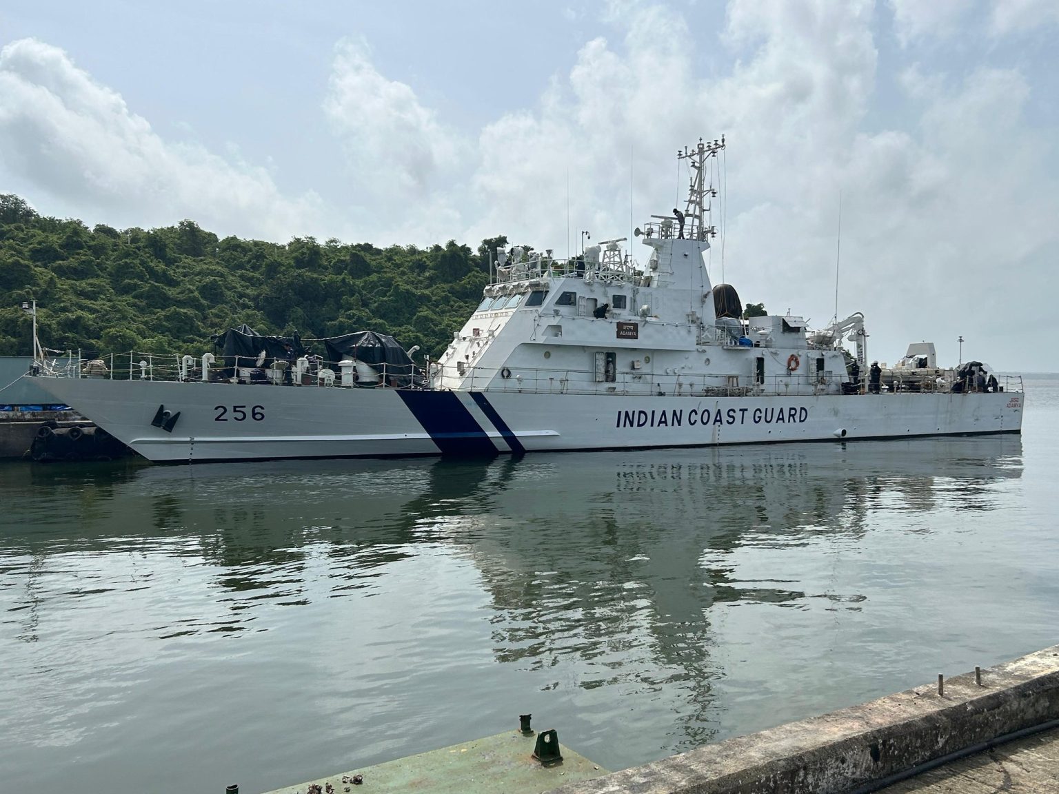Indian Coast Guard Inducts 'Adamya', First in Series of Advanced Fast ...