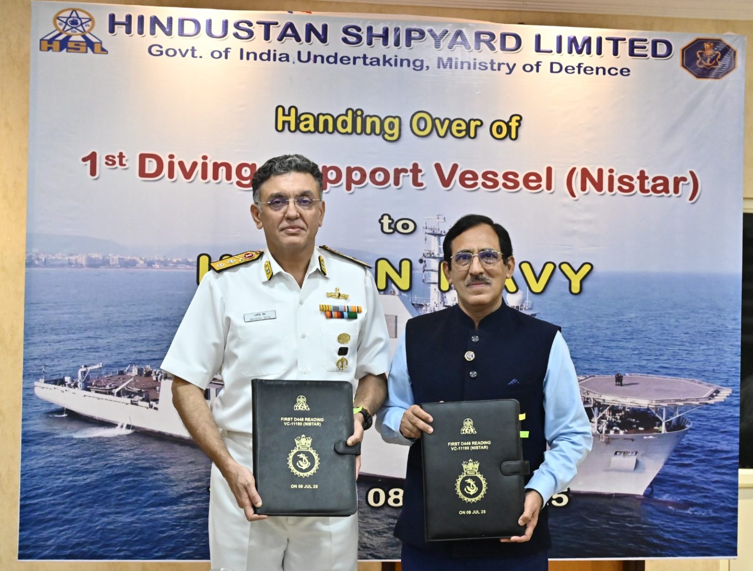 INS Nistar Delivered to Indian Navy, Boosting Indigenous Deep-Sea ...