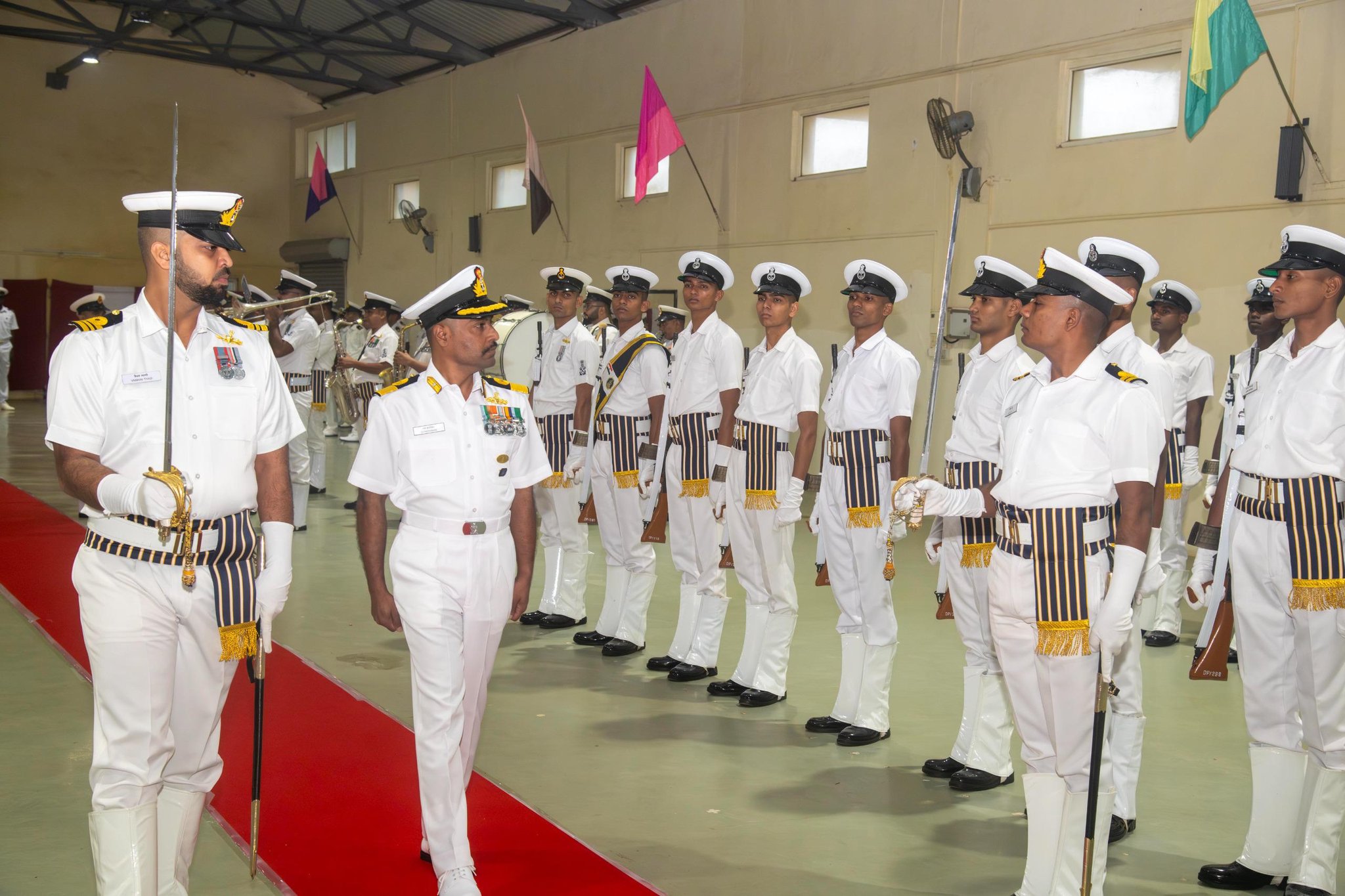 Commodore S Parthiban Takes Command at INS Shivaji