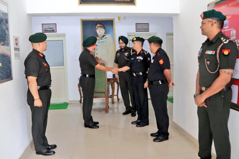 Maj Gen M P S Gill Reviews Welfare and Healthcare Initiatives at ...