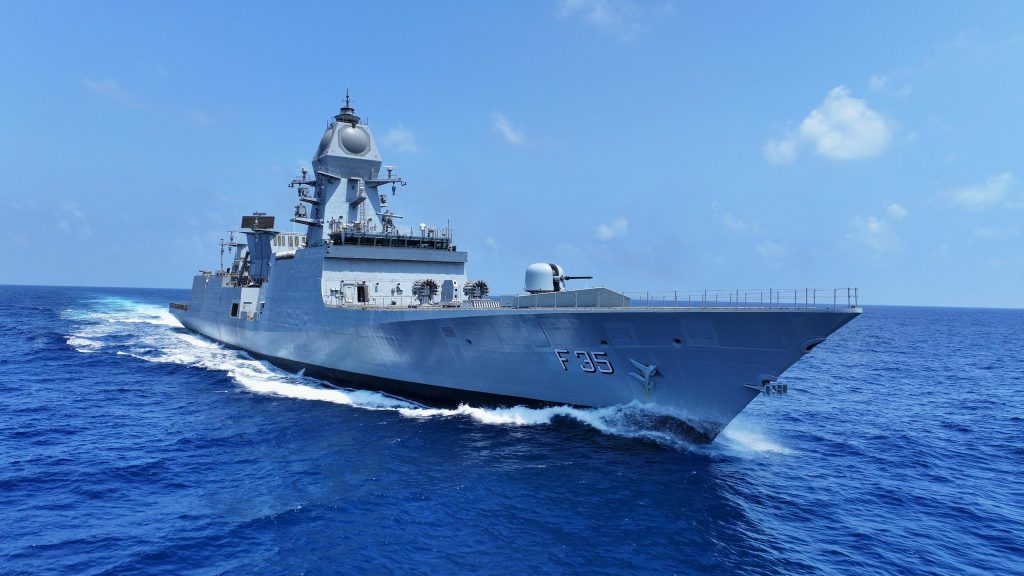 MDL Delivers P17A Stealth Frigate Udaygiri to Indian Navy